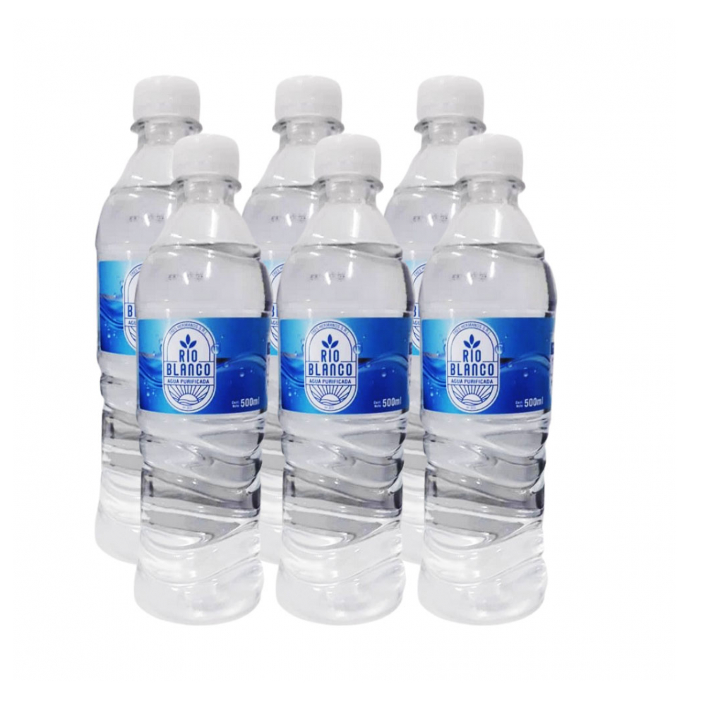Agua purificada Río Blanco (6 x 500 ml) | Supermarket 23 es una Tienda para envíos y Compras de ...