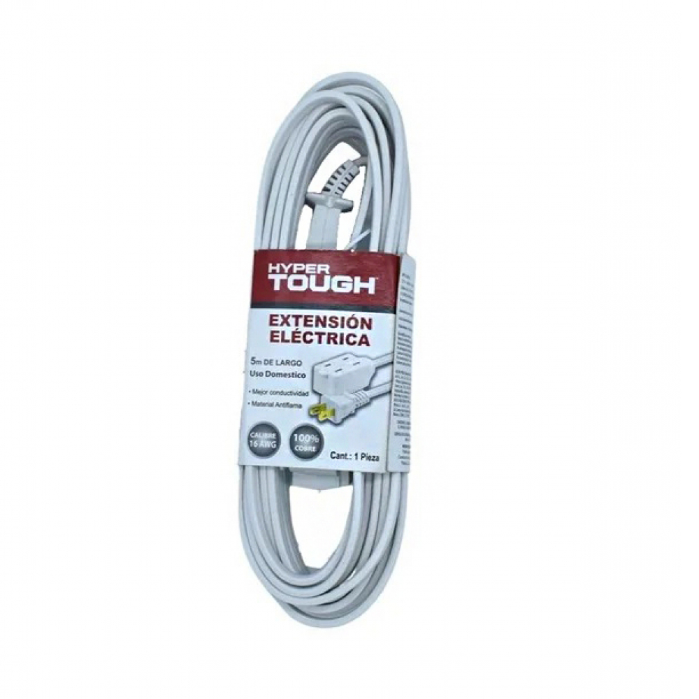 Extensión eléctrica de 5 m Hyper Tough | Supermarket 23 es una Tienda ...