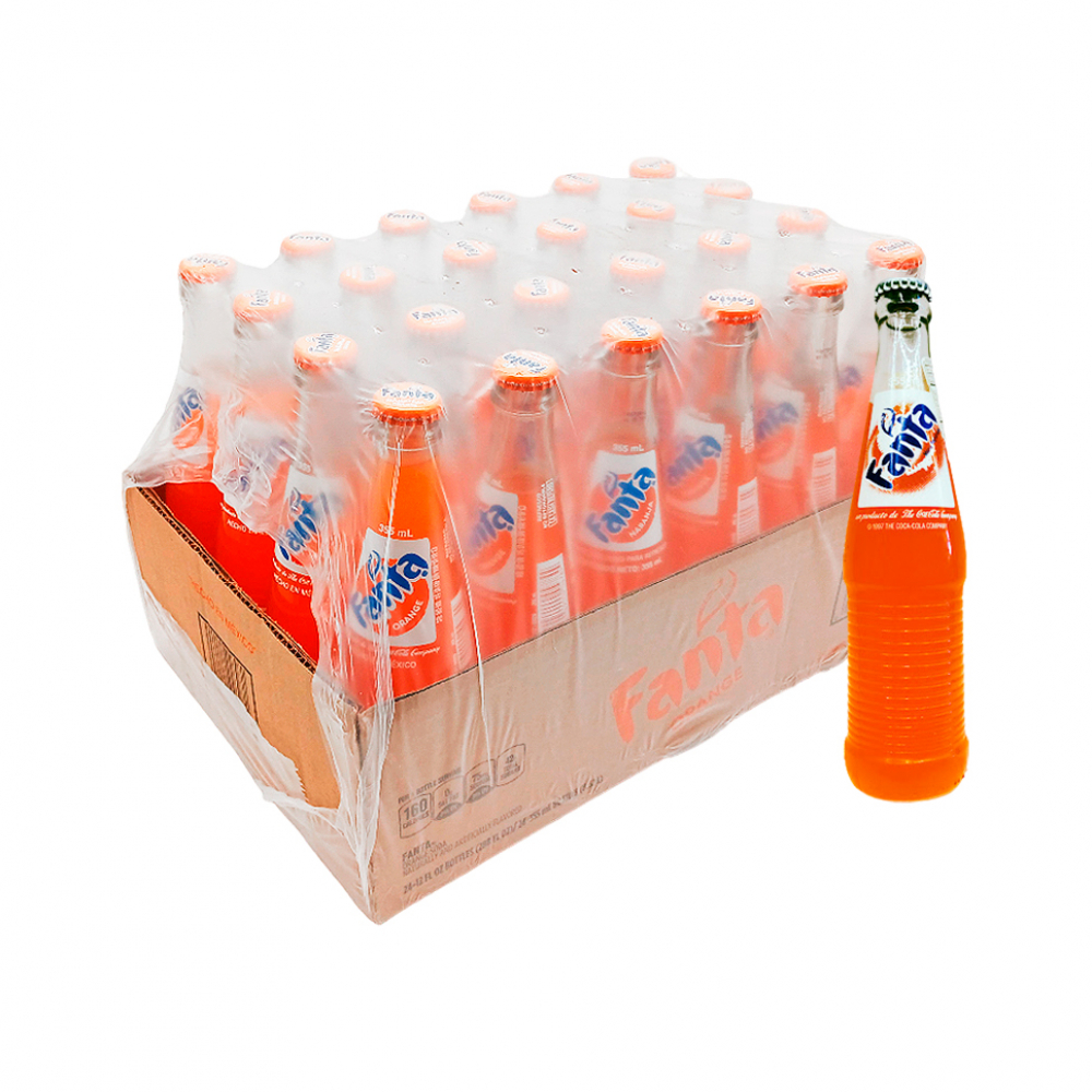 Fanta orange flavor carbonated soft drink (24 x 355 ml) | Online Agency ...