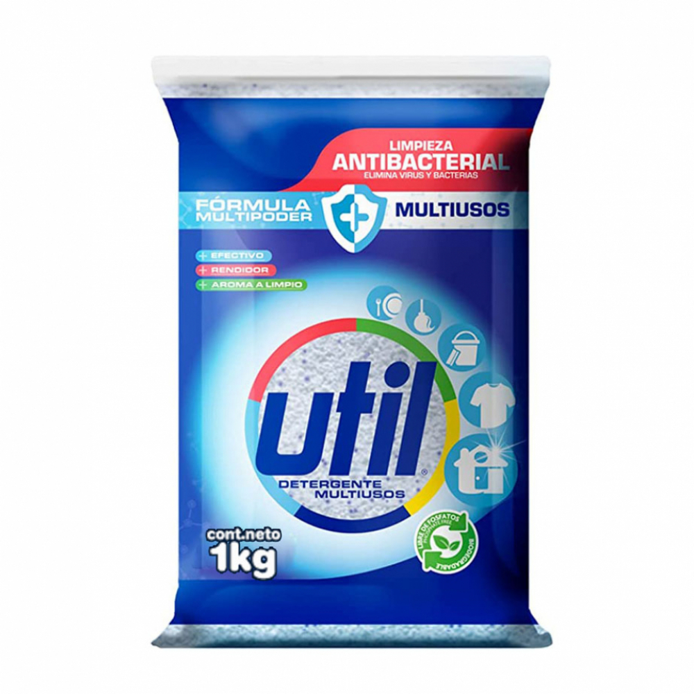 Detergente en polvo Multiusos Util (1 kg / 2.2 lb) | Supermarket 23 es ...