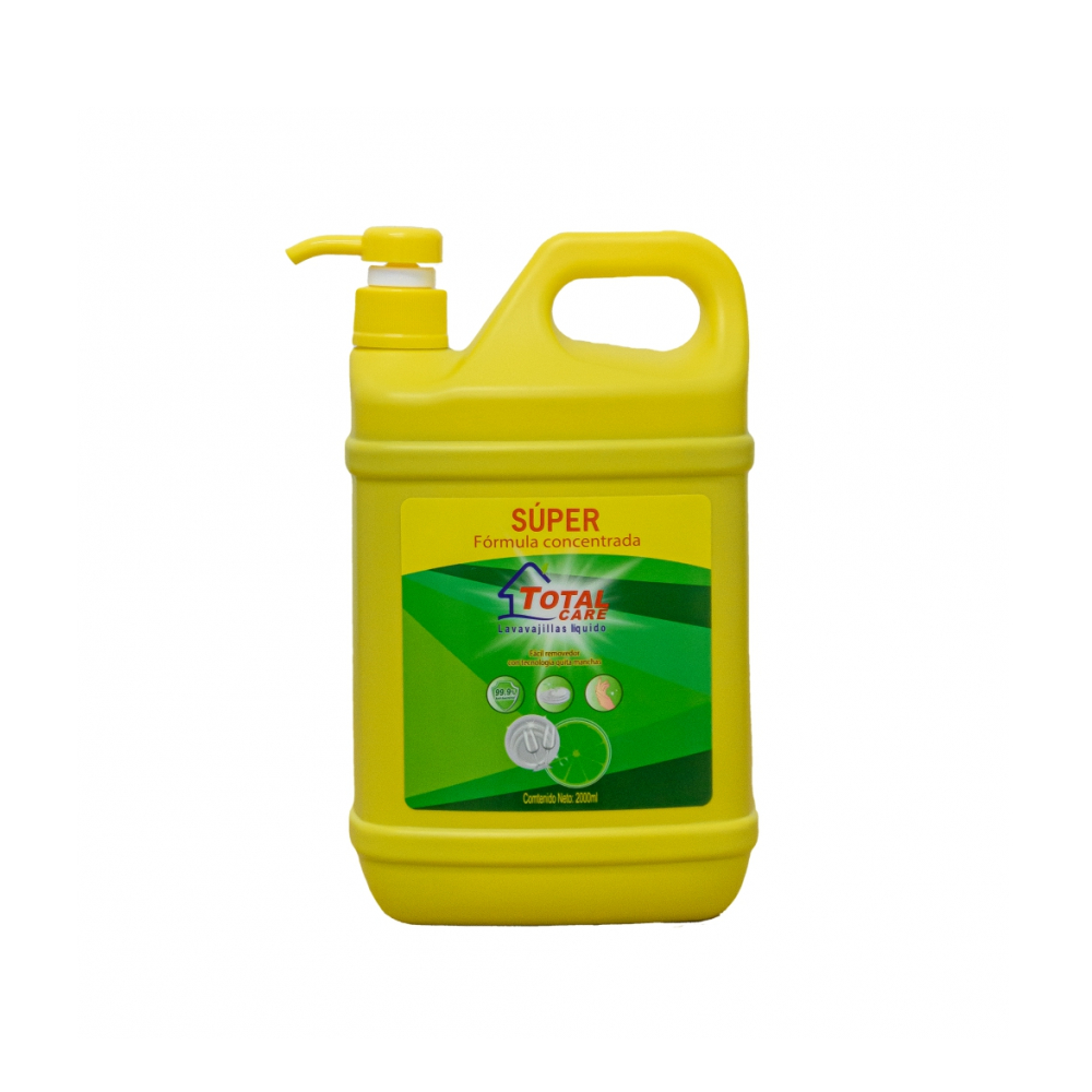 Lavavajillas líquido de limón Total Care (2 L) | Supermarket 23 es una ...