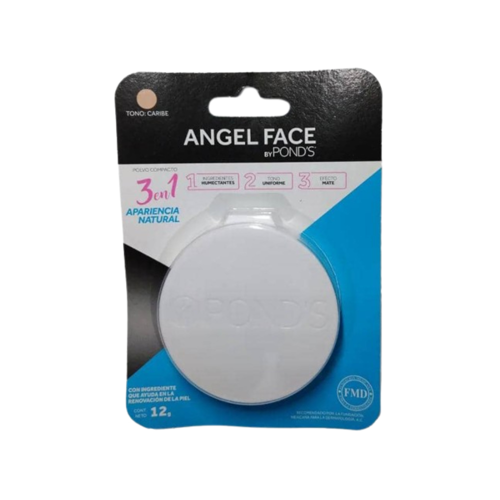 Polvo compacto 3 en 1 apariencia natural tono natural 2 Angel Face Pond ...
