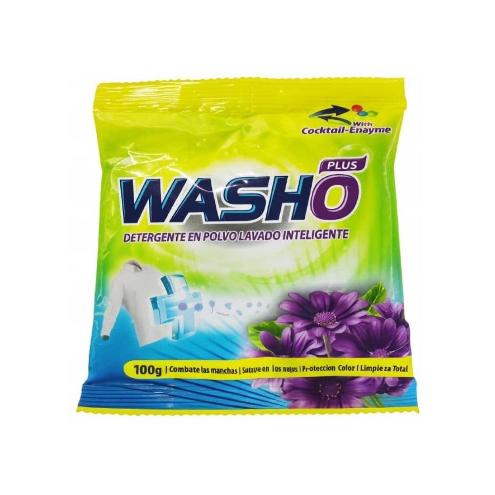 Detergente en polvo lavado inteligente Washo plus (100 g / 3.52 oz ...