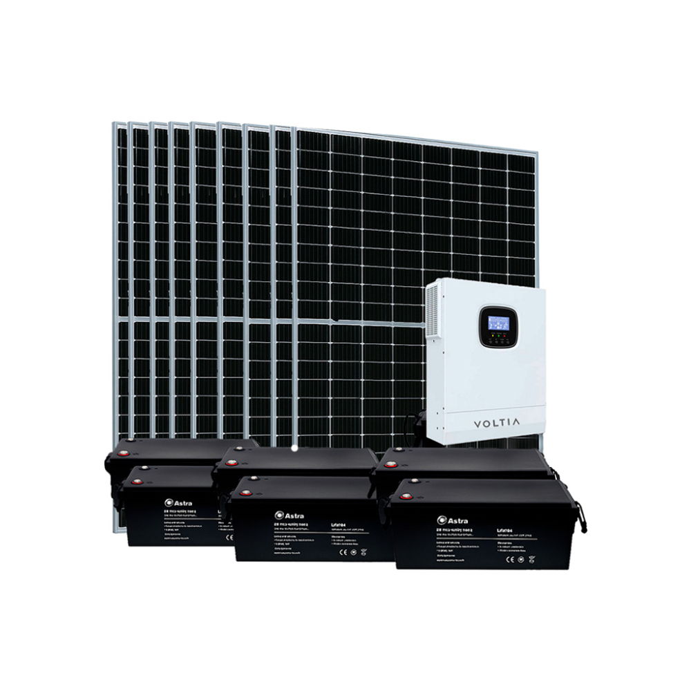 Sistema de paneles solares inversores y batería (5 kW + paneles y ...