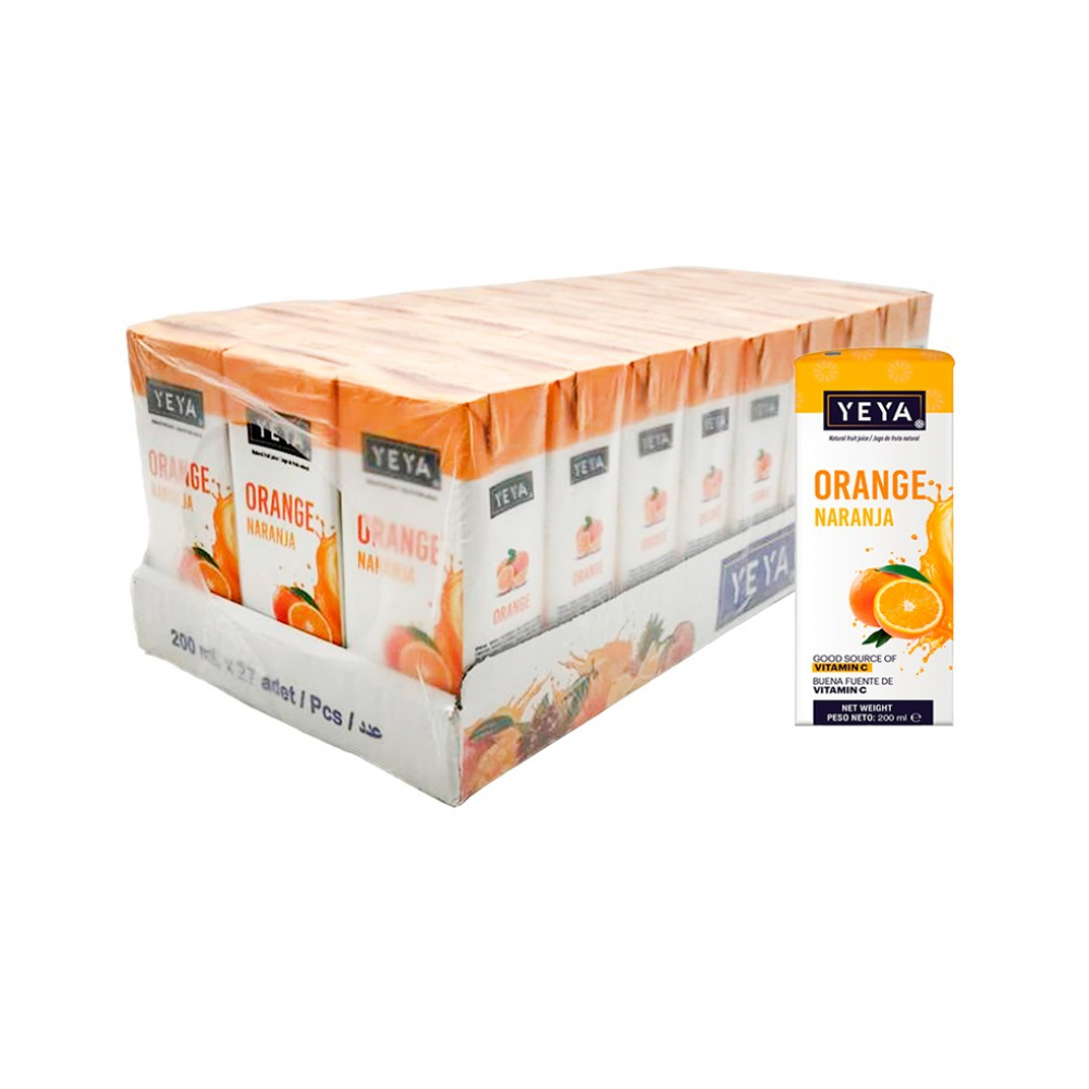 Jugo de naranja Yeya (27 x 200 ml) | Supermarket 23 es una Tienda para ...