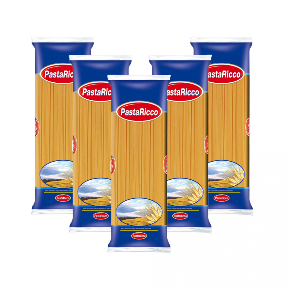 PastaRicco long pasta - spaghetti - (5 x 500 g / 1.1 lb) | Online ...