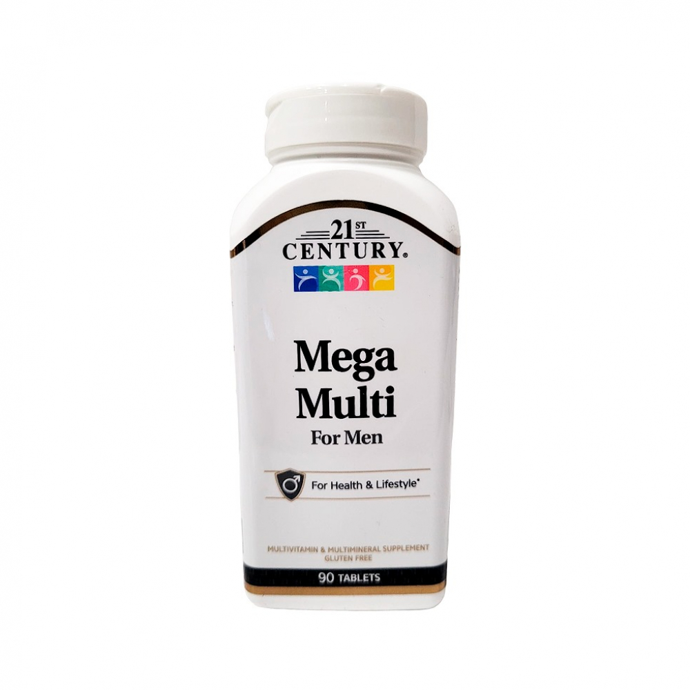 21st Century Multivitamin complex for men. Mega Multi (90 tablets ...