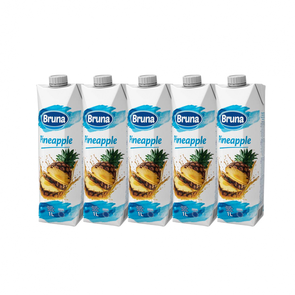 Bruna pineapple juice (5 x 1 L) | Online Agency to Buy and Send Food ...