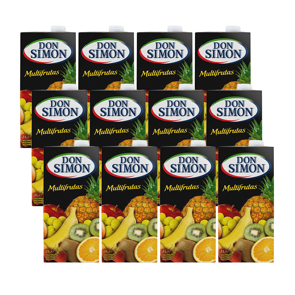 Néctar - jugo - multifrutas Don Simon (12 x 1 L) | Supermarket 23 es ...