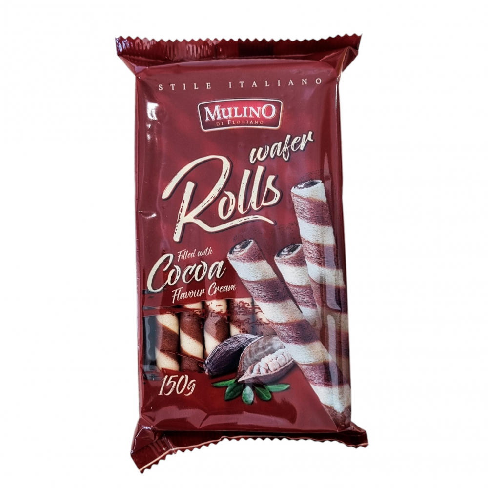 Mulino cocoa wafer rolls (150 g / 5.29 oz) | Online Agency to Buy and ...