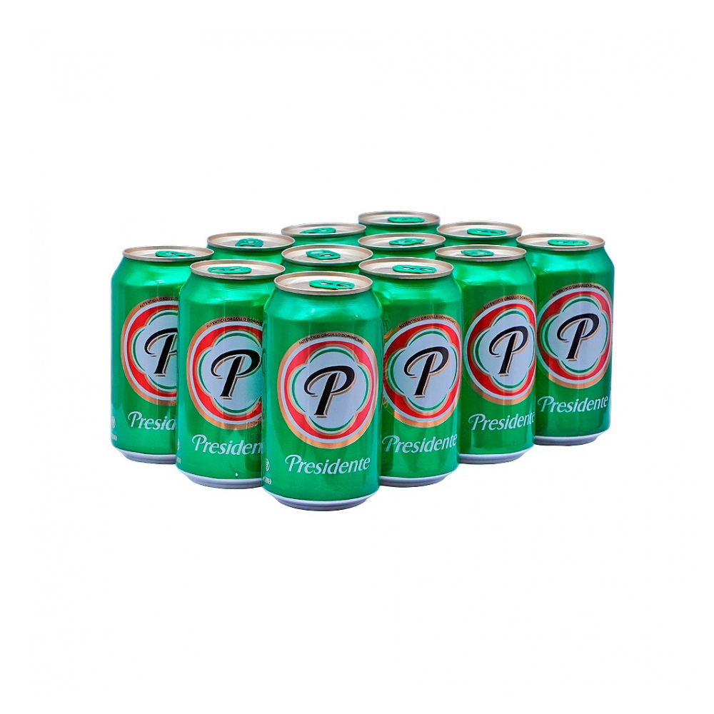 Cerveza en lata Presidente (12 x 355 ml / 12 oz fl) | Supermarket 23 es ...