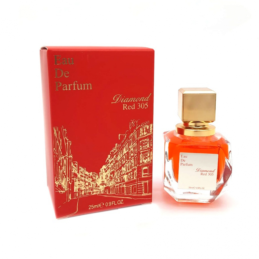 Eau de parfum para mujer con spray Diamond Red 305 (25 ml ...