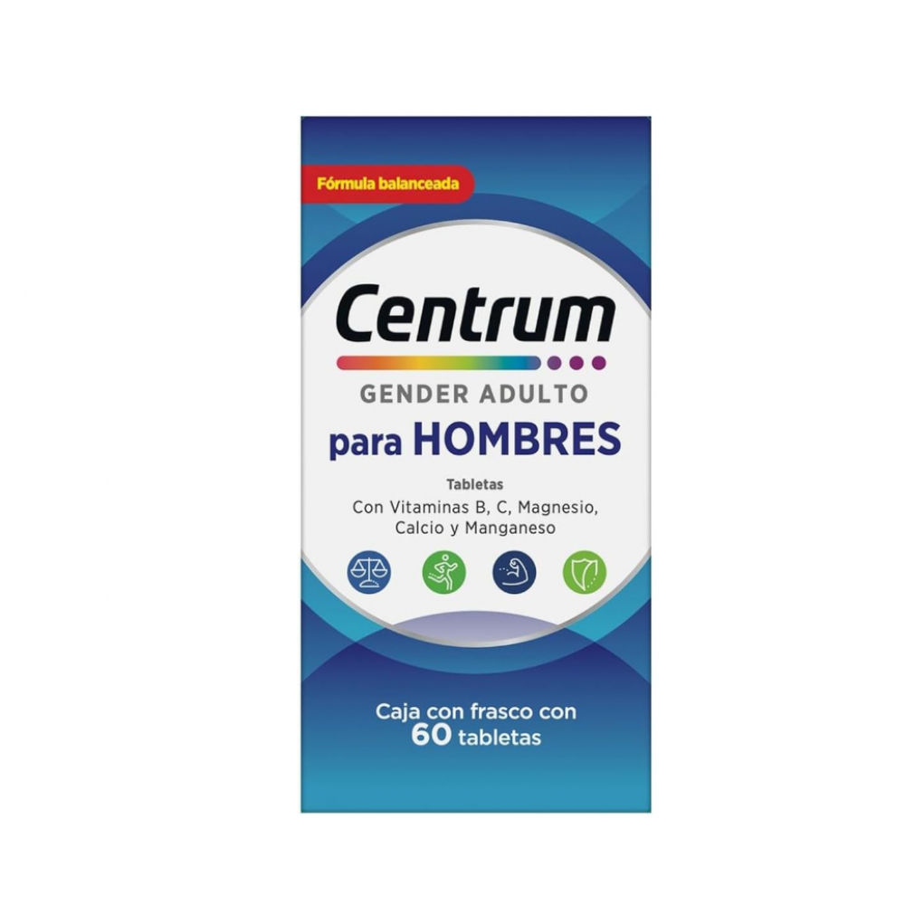 Centrum Gender adult for men with vitamins B + C + Magnesium + Calcium ...