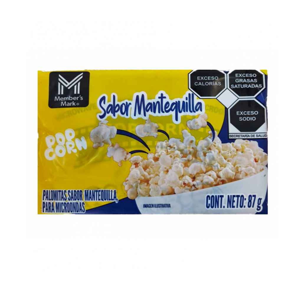 Member's Mark butter flavored popcorn (87 g / 3.07 oz) | Online Agency ...