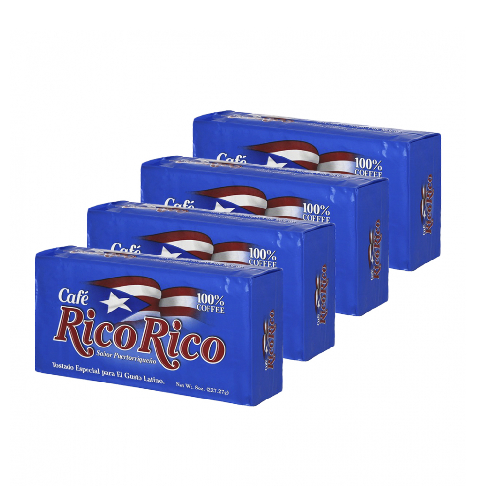 Rico Rico Coffee 100% pure ground (4 x 227 g/ 8 oz) | Online Agency to ...