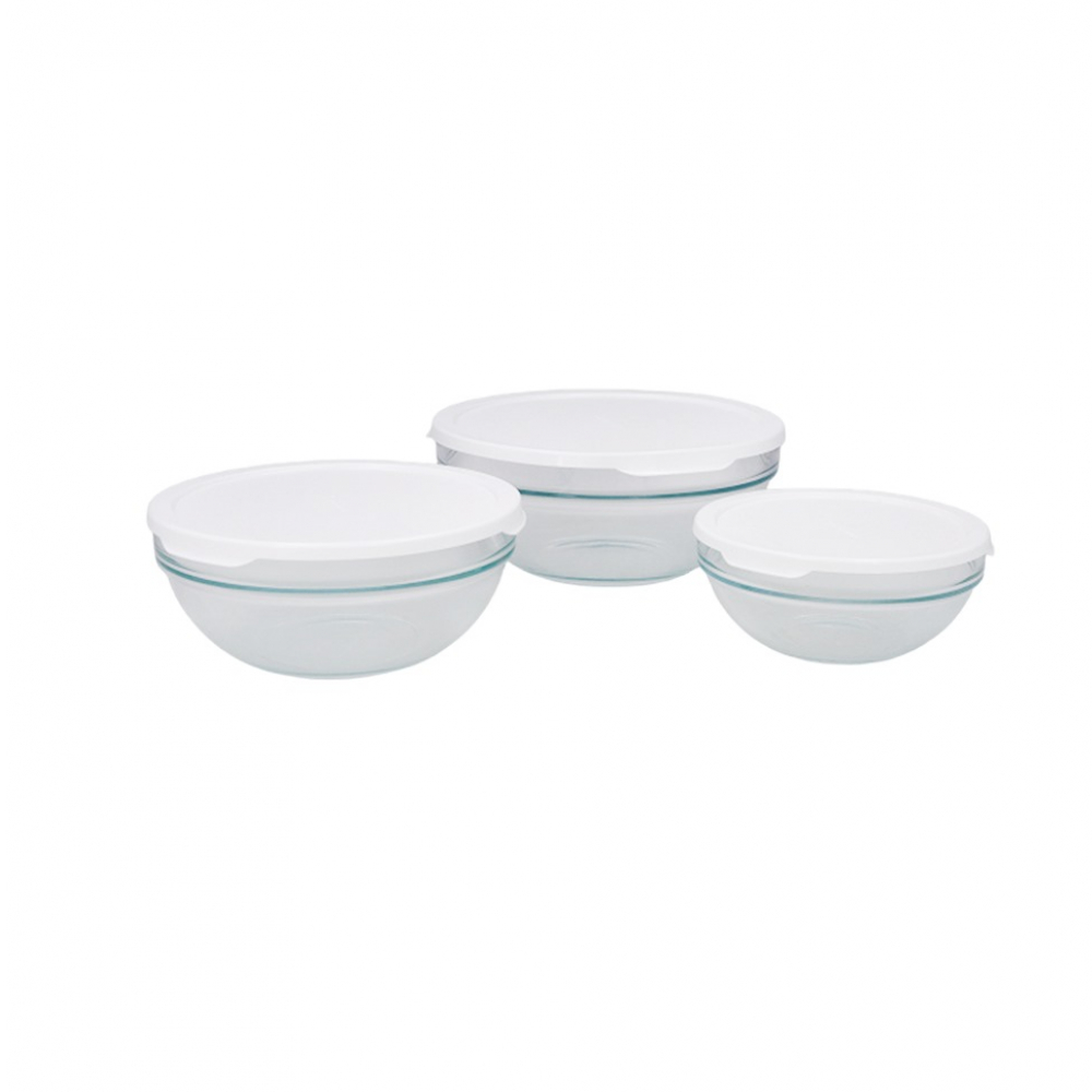 Chefs food container with white lid (3 U) | Online Agency to Buy and ...