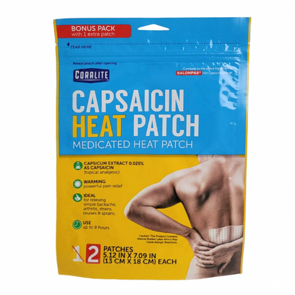 Parche de calor capsaicina 0.025 % (2 U) | Supermarket 23 es una Tienda ...
