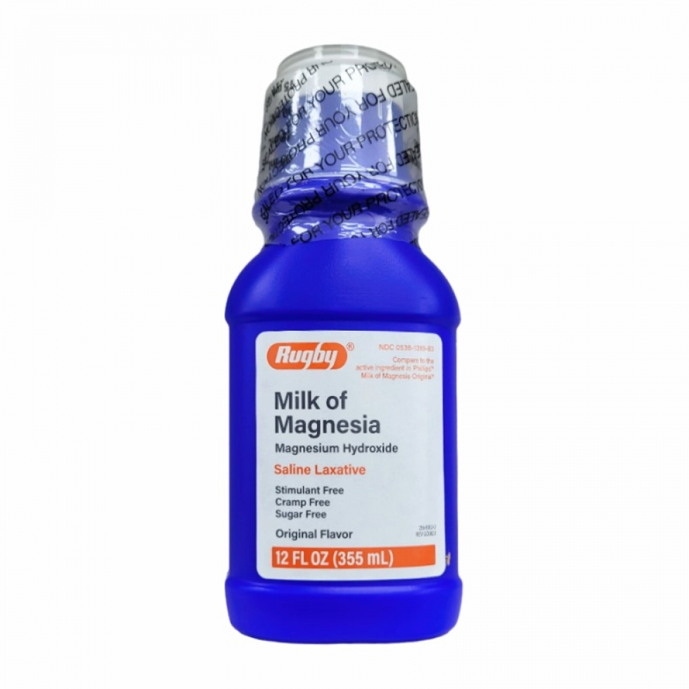 Leche de Magnesia. Hidróxido de magnesio Rugby (355 ml / 12 fl oz ...