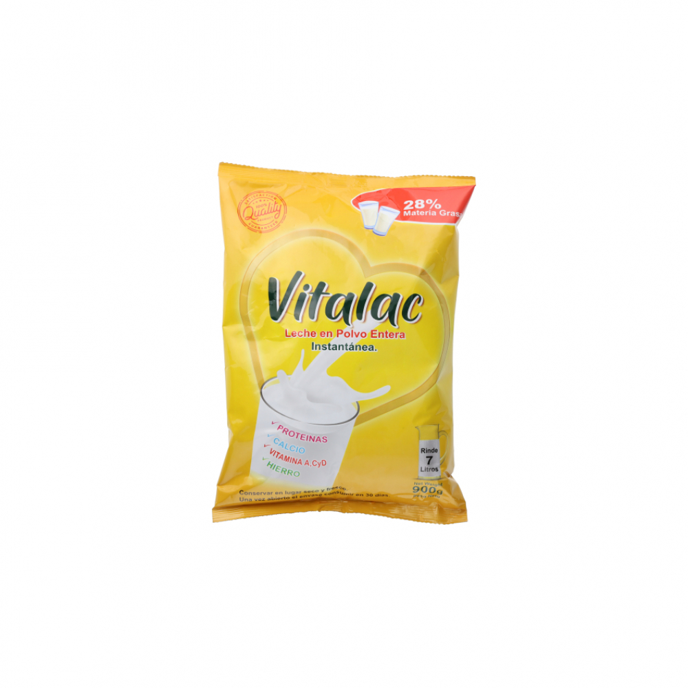 Leche en polvo entera instantánea Vitalac (900 g / 1.98 lb ...
