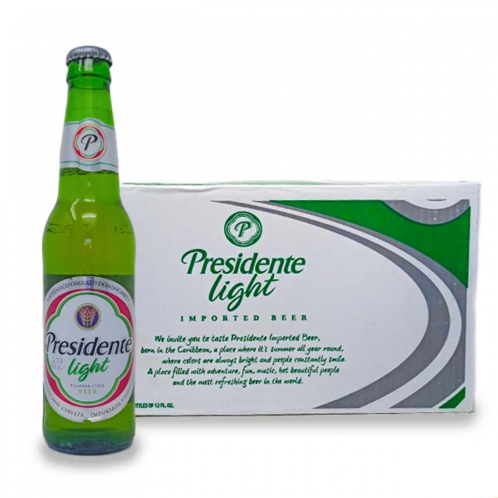 Caja de cerveza Presidente Light (24 x 12 oz fl) | Supermarket 23 es ...