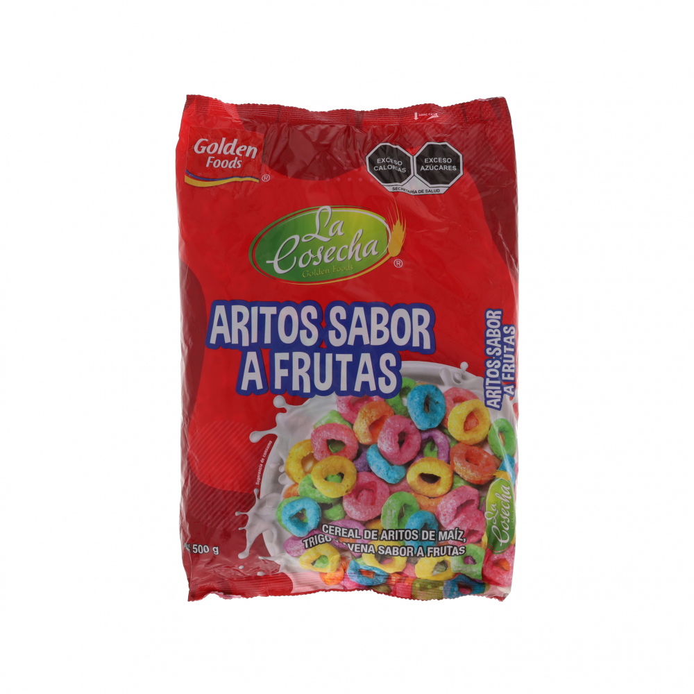 Cereal de aritos sabor a frutas La Cosecha Golden Foods (500 g / 1.10 ...