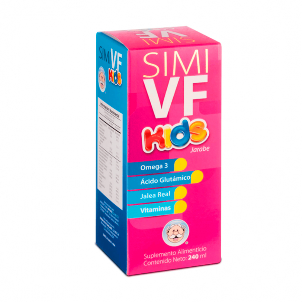 Suplemento alimenticio en jarabe para niños Simi VF Kids (240 ml) | Supermarket 23 es una Tienda ...