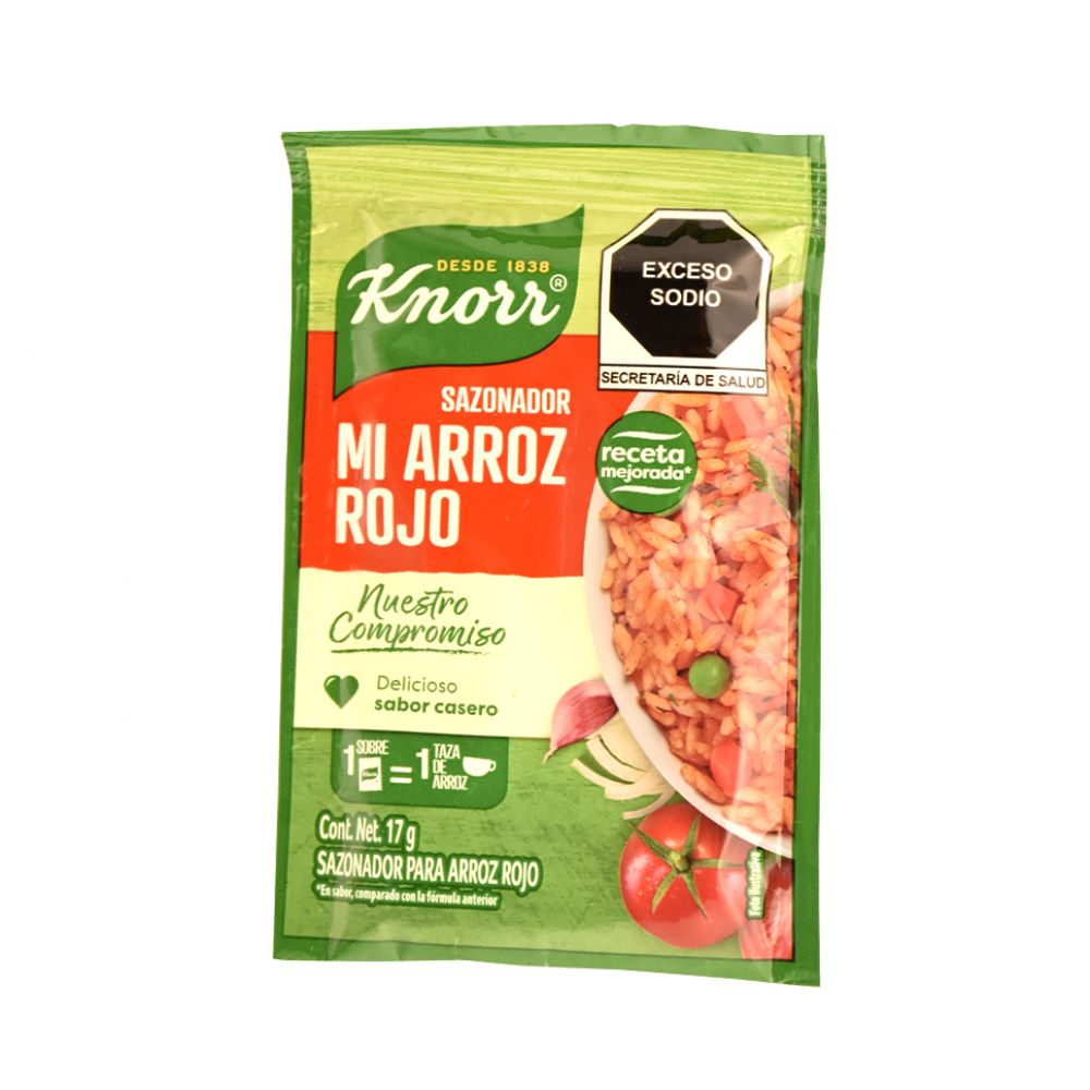 Sazonador mi arroz rojo Knorr (17 g) | Supermarket 23 es una Tienda ...