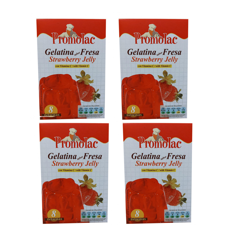 Gelatina de fresa Promolac (8 x 85 g / 3 oz) | Supermarket 23 es una ...