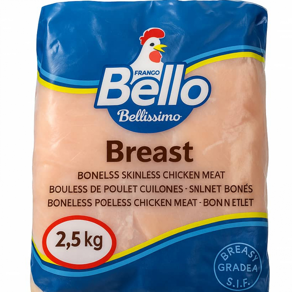 CompreMarket - Pechuga de pollo sin piel y sin hueso Frango Bello (2.5 ...