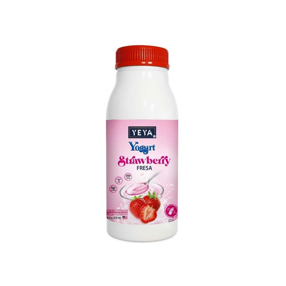 Yogurt de fresa con probióticos YEYA (237 ml) | Supermarket 23 es una ...