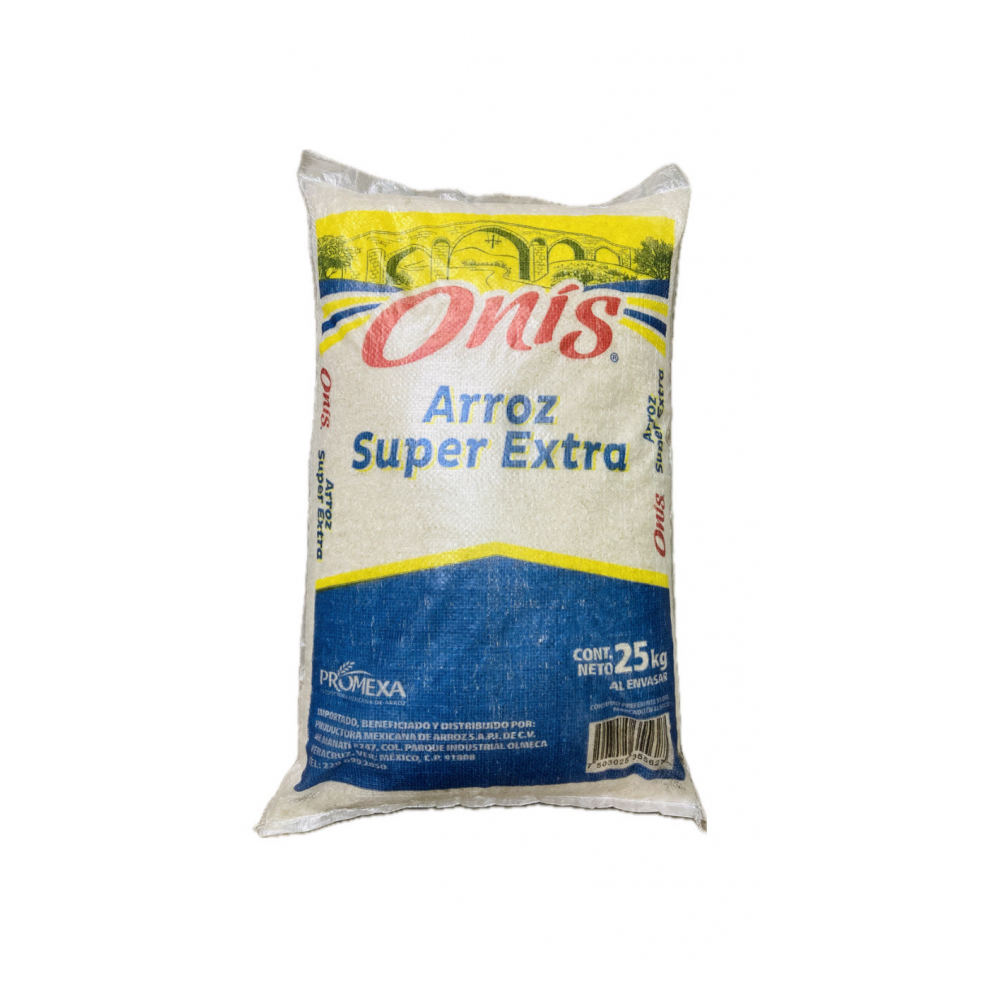Onís Super Extra Rice (25 kg / 55.12 lb) | Online Agency to Buy and ...