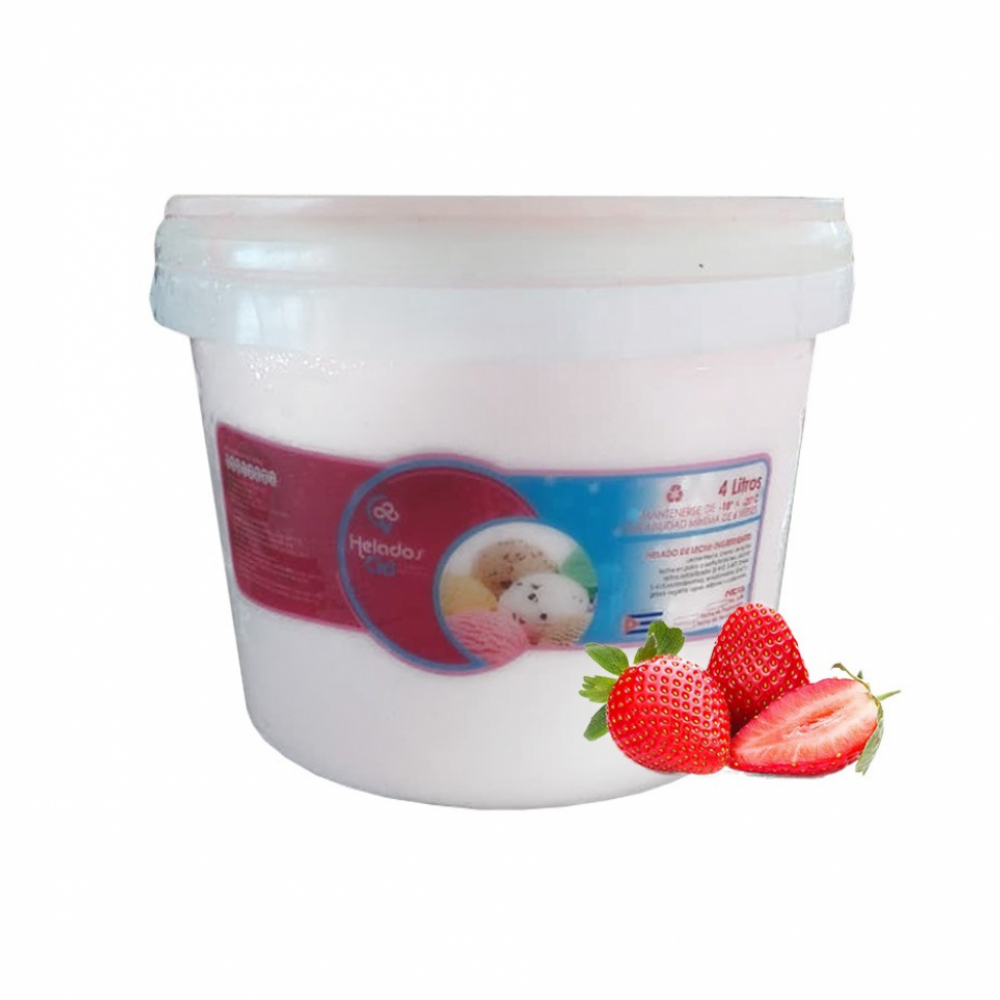 Helado sabor fresa CID (4 L) | Supermarket 23 es una Tienda para envíos ...