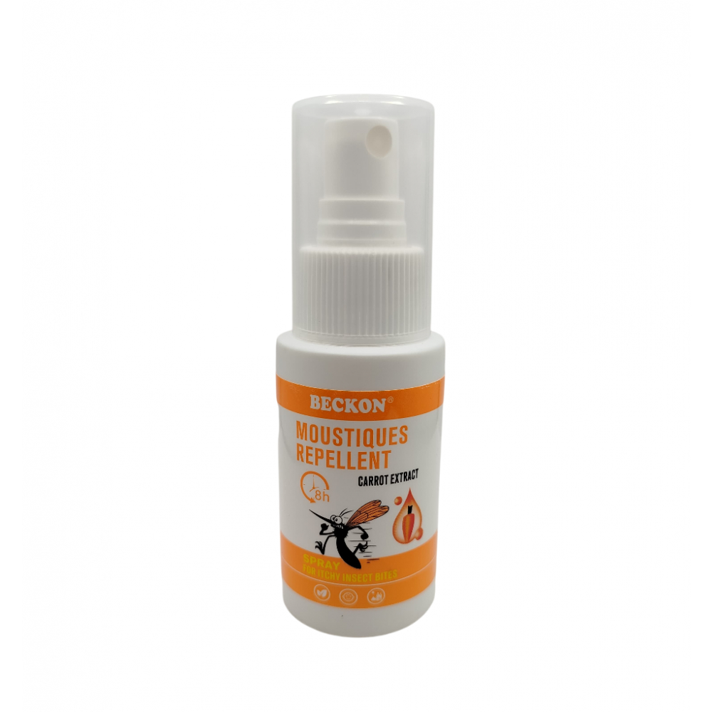 Repelente para mosquito -spray- con extracto de zanahoria Beckon (80 ml ...