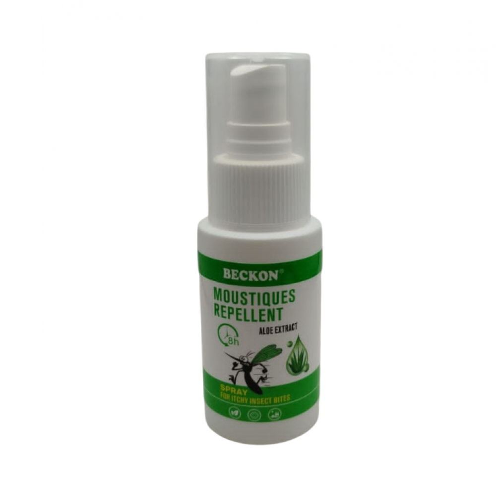 Repelente de mosquitos -spray- con extracto de aloe de vera Beckon (80 ...