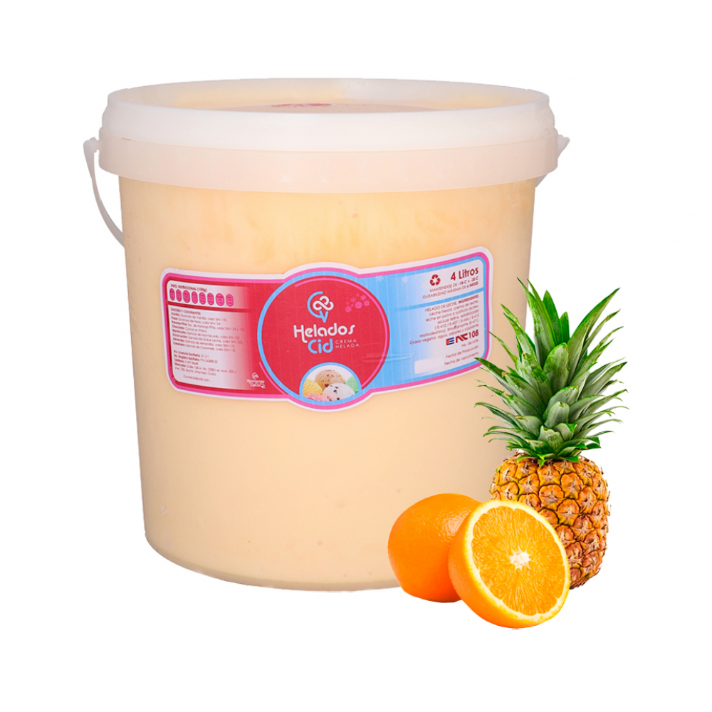 Helado sabor naranja piña CID (4 L) | Supermarket 23 es una Tienda para ...