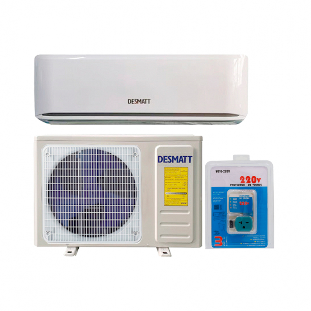 Aire acondicionado -split- de 1 tonelada + Protector de voltaje ...
