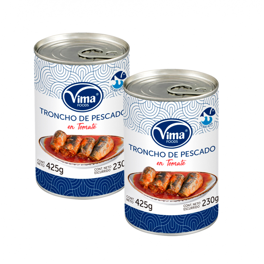 Vima Foods tomato fish log (2 x 425 g / 15 oz) | Online Agency to Buy ...