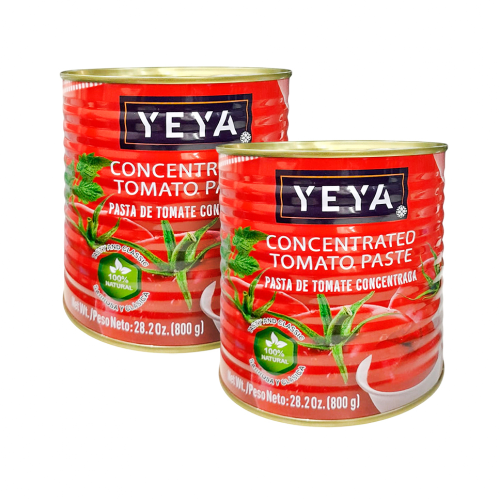 Pasta de tomate concentrada Yeya (2 x 800 g / 1.76 lb) | Supermarket 23 ...