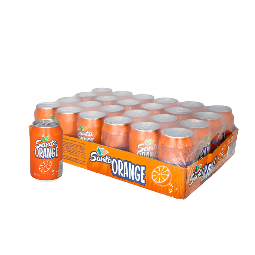 Refresco gaseado de naranja Santa (24 x 330 ml) | Supermarket 23 es una ...