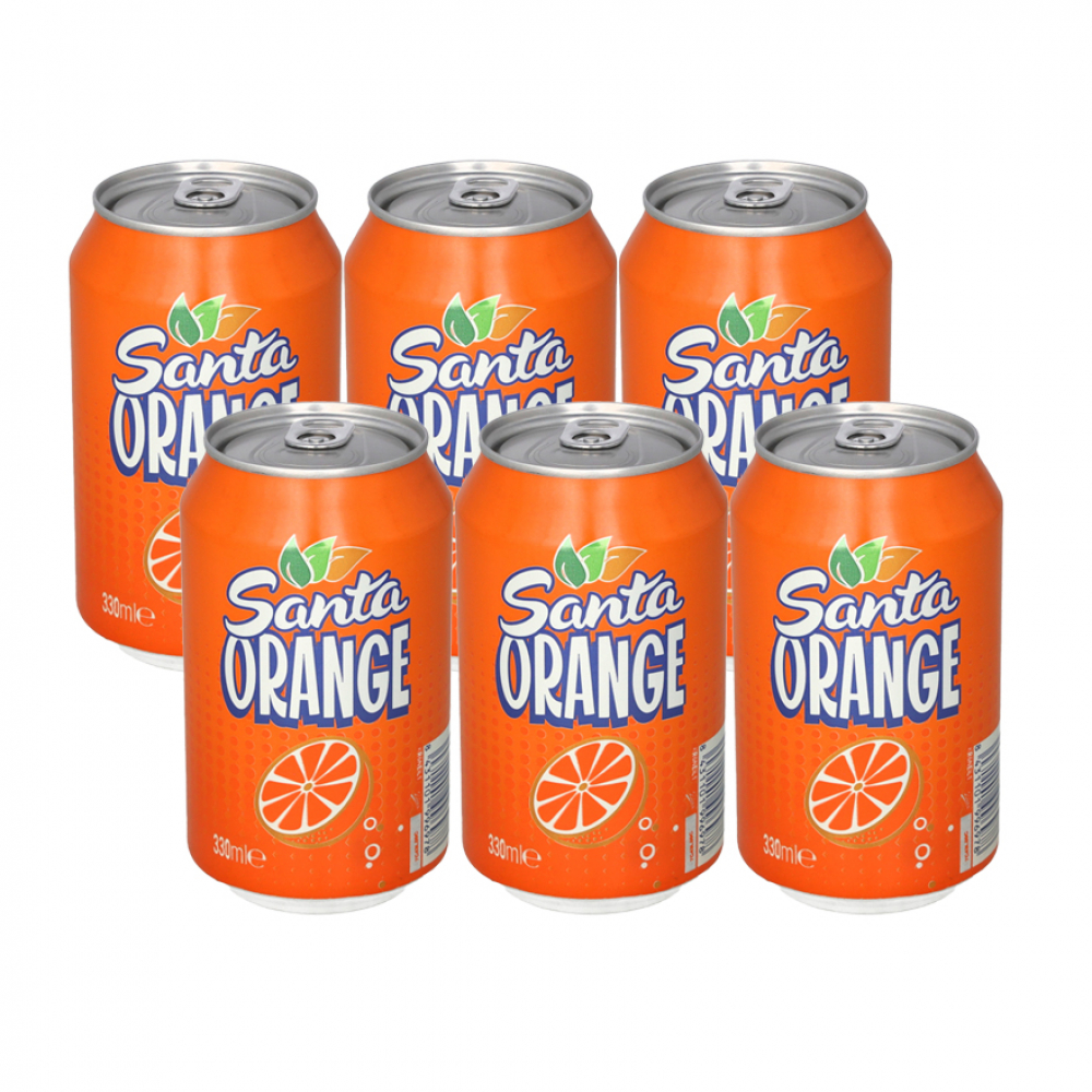 Refresco gaseado de naranja Santa (6 x 330 ml) | Supermarket 23 es una ...