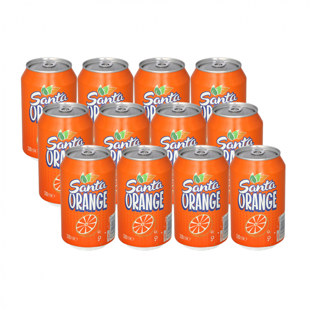 Refresco gaseado de naranja Santa (12 x 330 ml) | Supermarket 23 es una ...