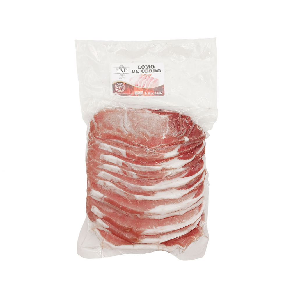 Lomo de cerdo en lonjas Y&D Ricos (1 kg / 2.2 lb) | Supermarket 23 es ...
