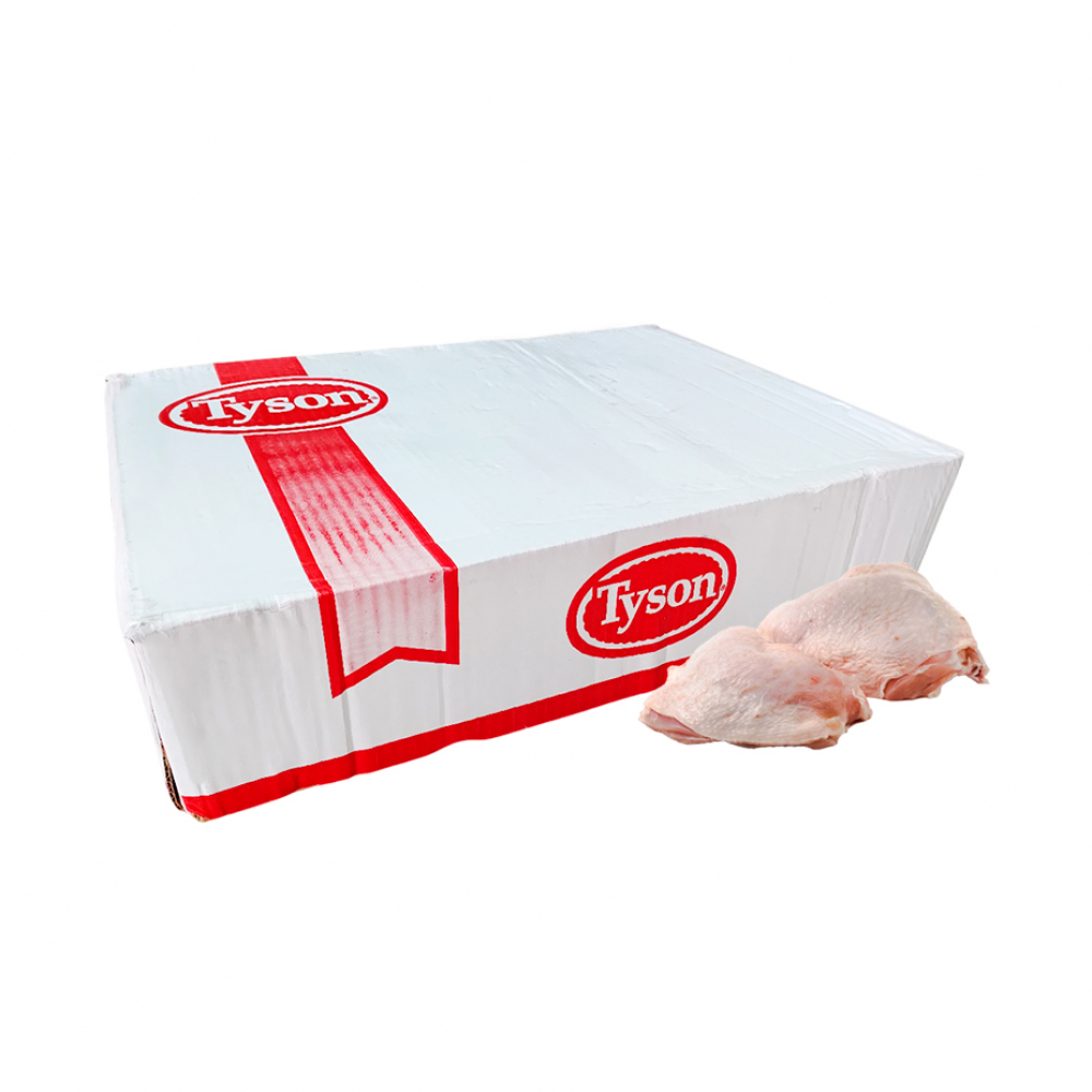 Tyson box of chicken thighs with back portion (18.14 kg / 40 lb ...