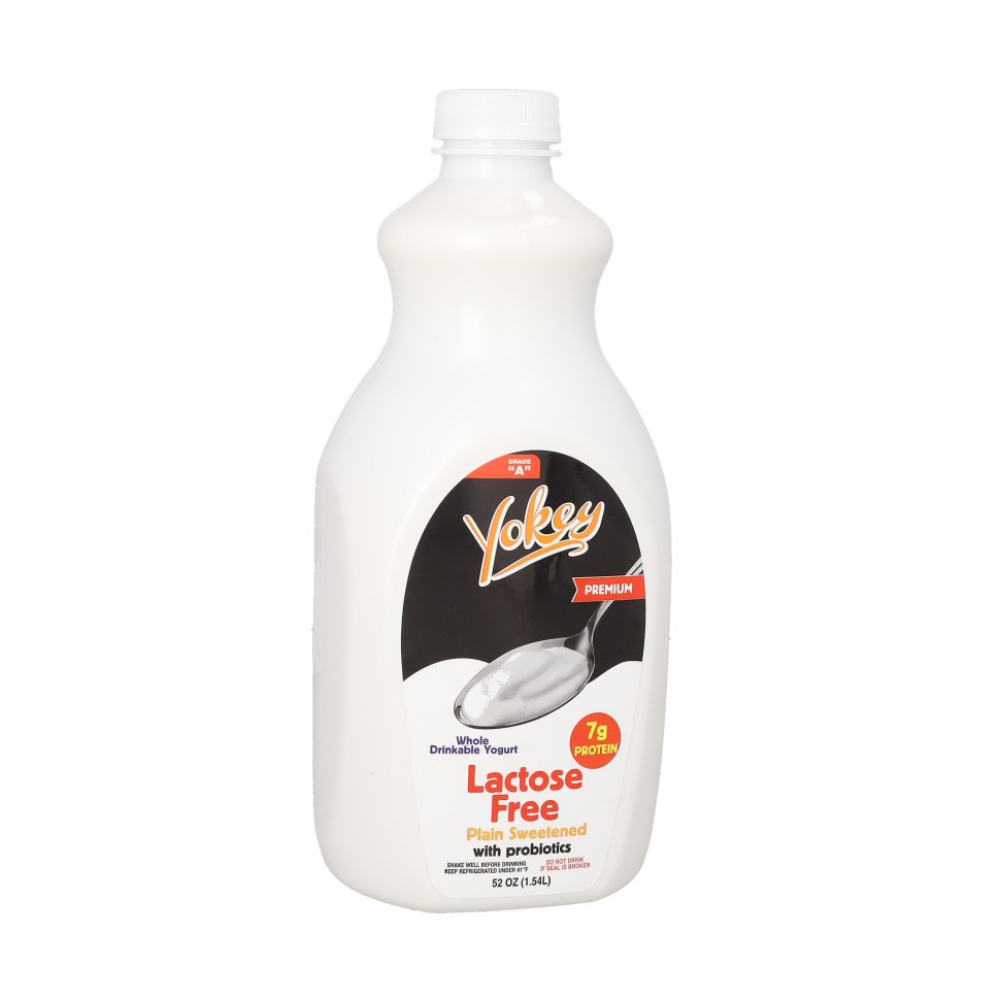 Yogurt endulzado sin lactosa con probióticos Yokey (1.54 L ...