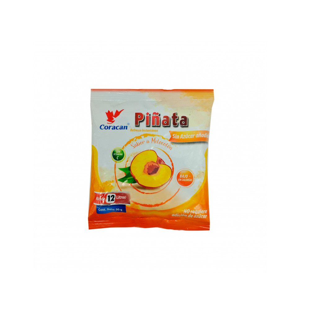 CompreMarket - Refresco instantáneo sabor melocotón Piñata (90 g / 3.17 oz)