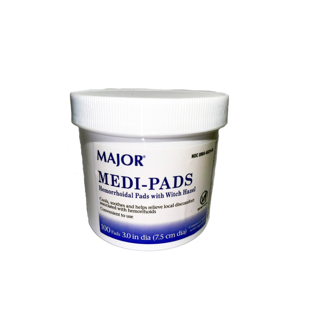 Medi-Pads Compresas Hemorroidales con Hamamelis (100 U) | Supermarket ...