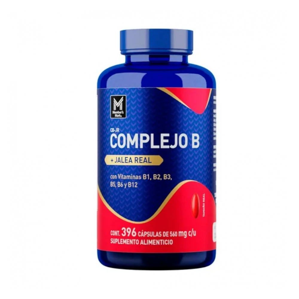 Complejo B. Jalea real + Vitaminas B1, B2, B3, B5, B6, B12 Member's ...