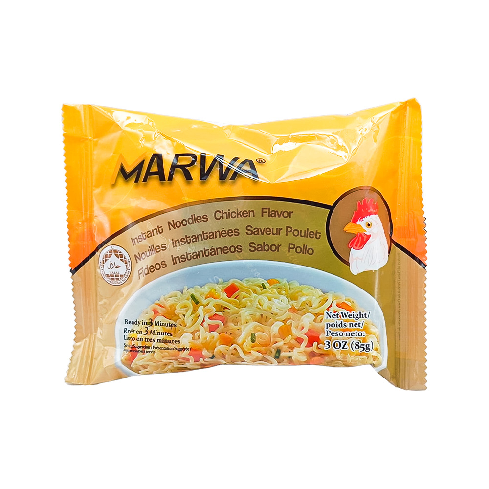 Marwa chicken flavour instant noodles (85 g / 3 oz) | Online Agency to ...