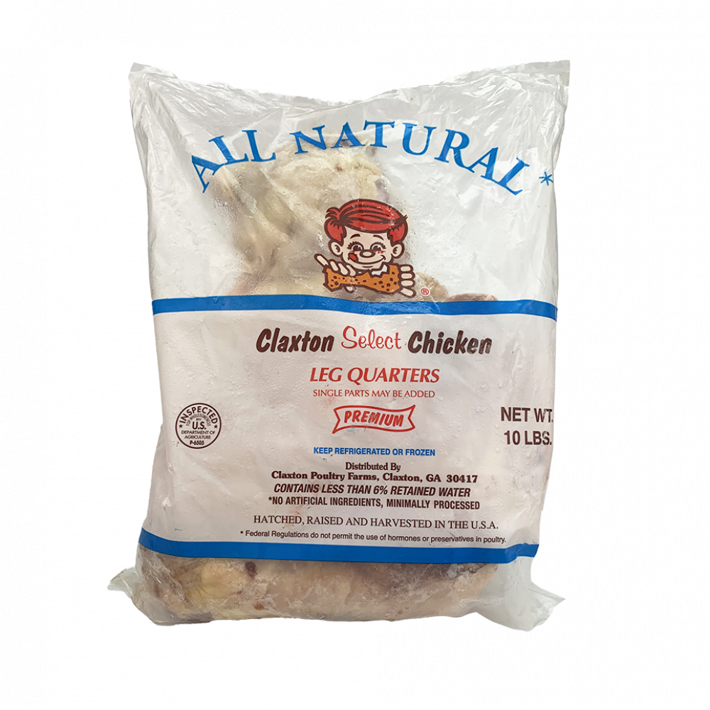 Claxton Select Chicken leg quarters (4.54 kg / 10 lb) | Online Agency ...