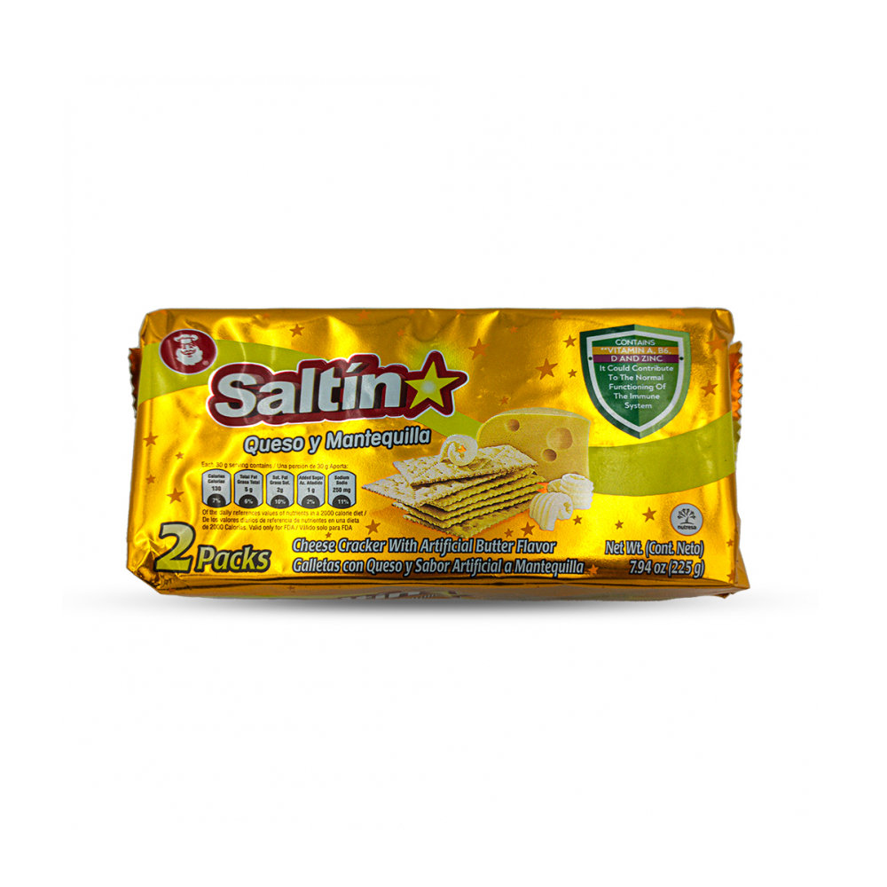 Saltín cheese and butter flavor crackers (225 g / 7.94 oz) | Online ...